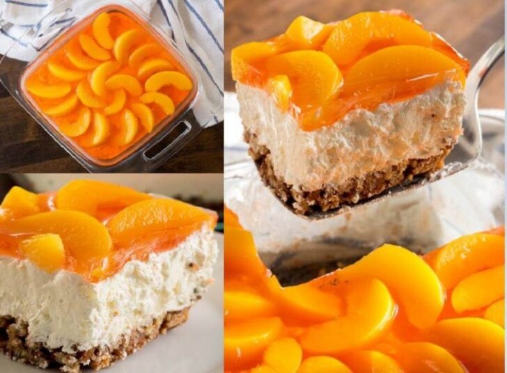 Peach Pretzel Jello Salad – Phitip Recipes