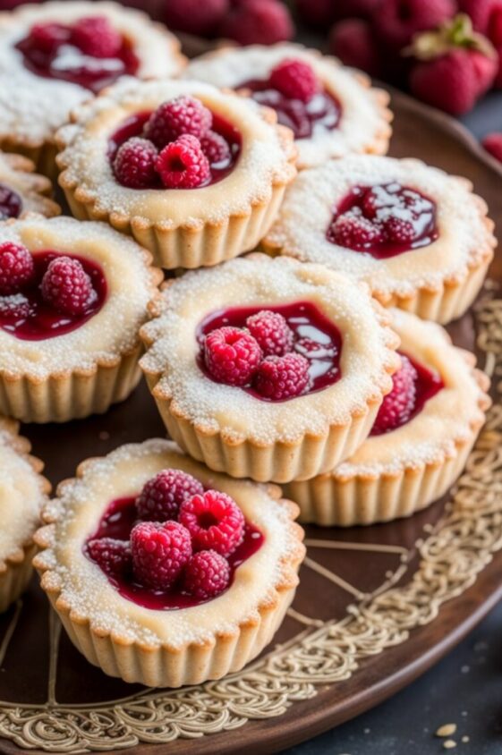 Mini Raspberry Almond Tarts Phitip Recipes