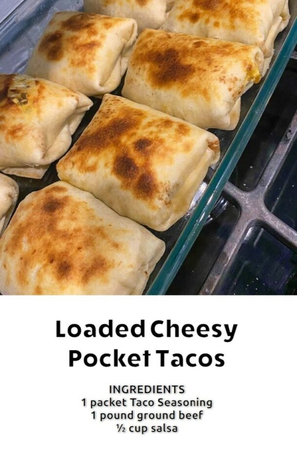 Loaded Cheesy Pocket Tacos – Phitip Recipes