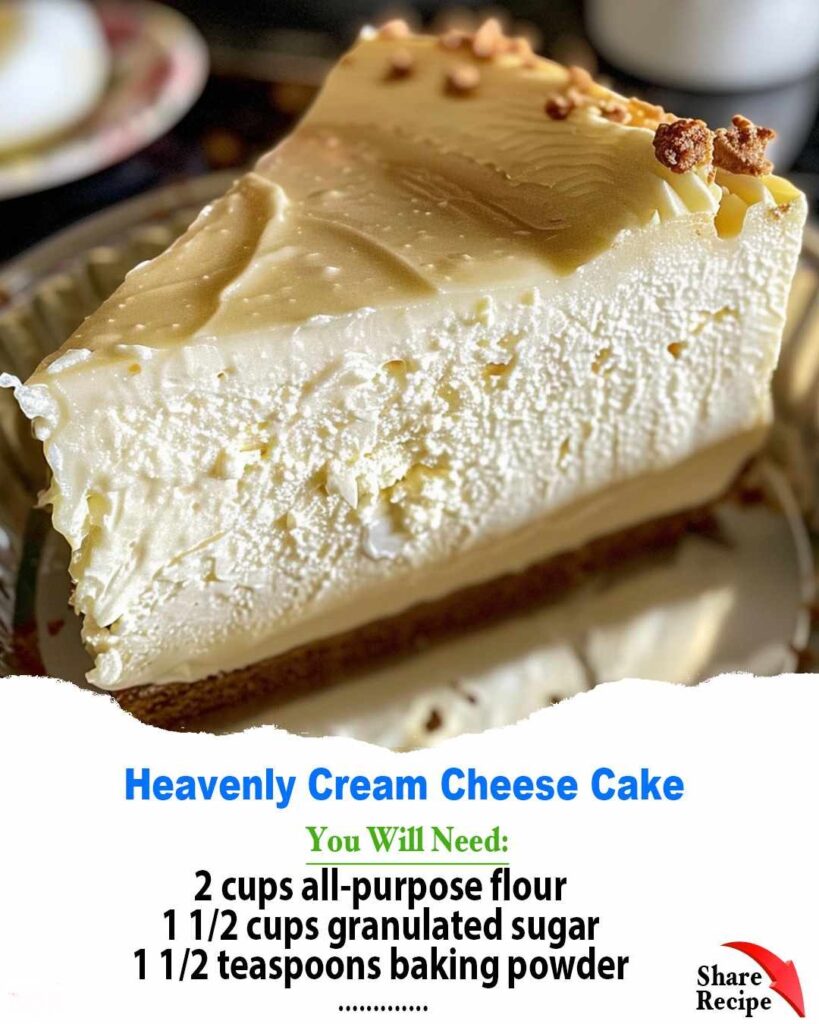 Heavenly Cream Cheese Cake – Phitip Recipes