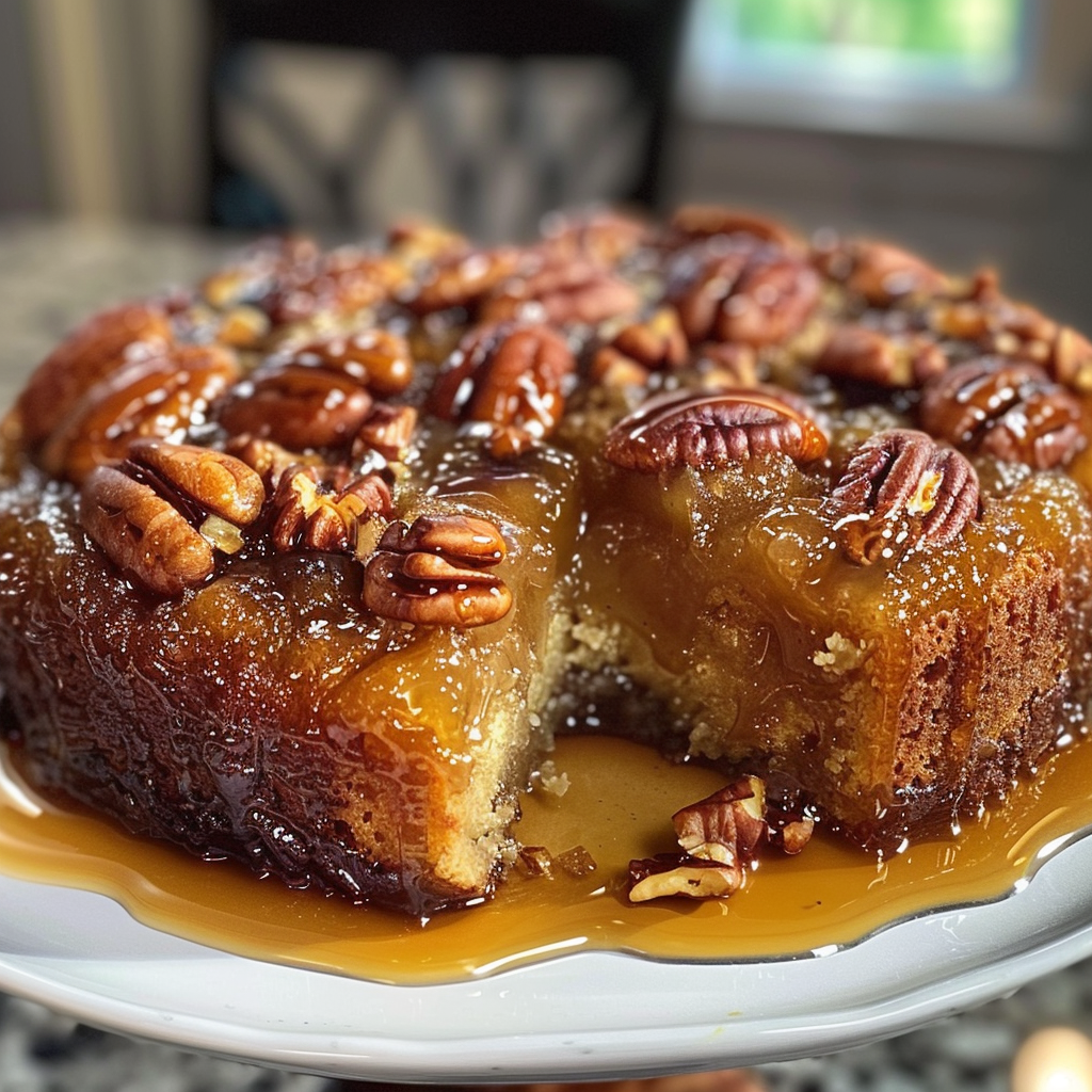 Pecan Upside Down Cake – Phitip Recipes