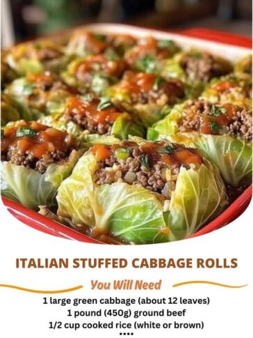 Italian Stuffed Cabbage Rolls – Phitip Recipes